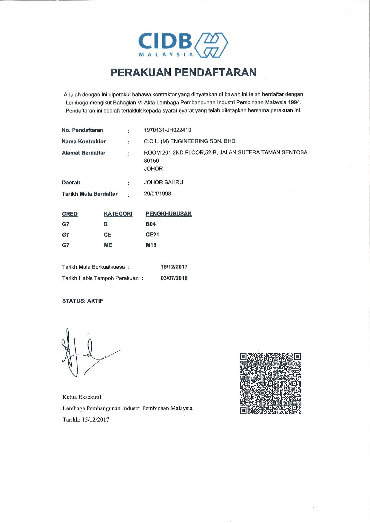 CCL Engineering :: C.C.L (M) Engineering Sdn. Bhd. | Metal Work Johor ...